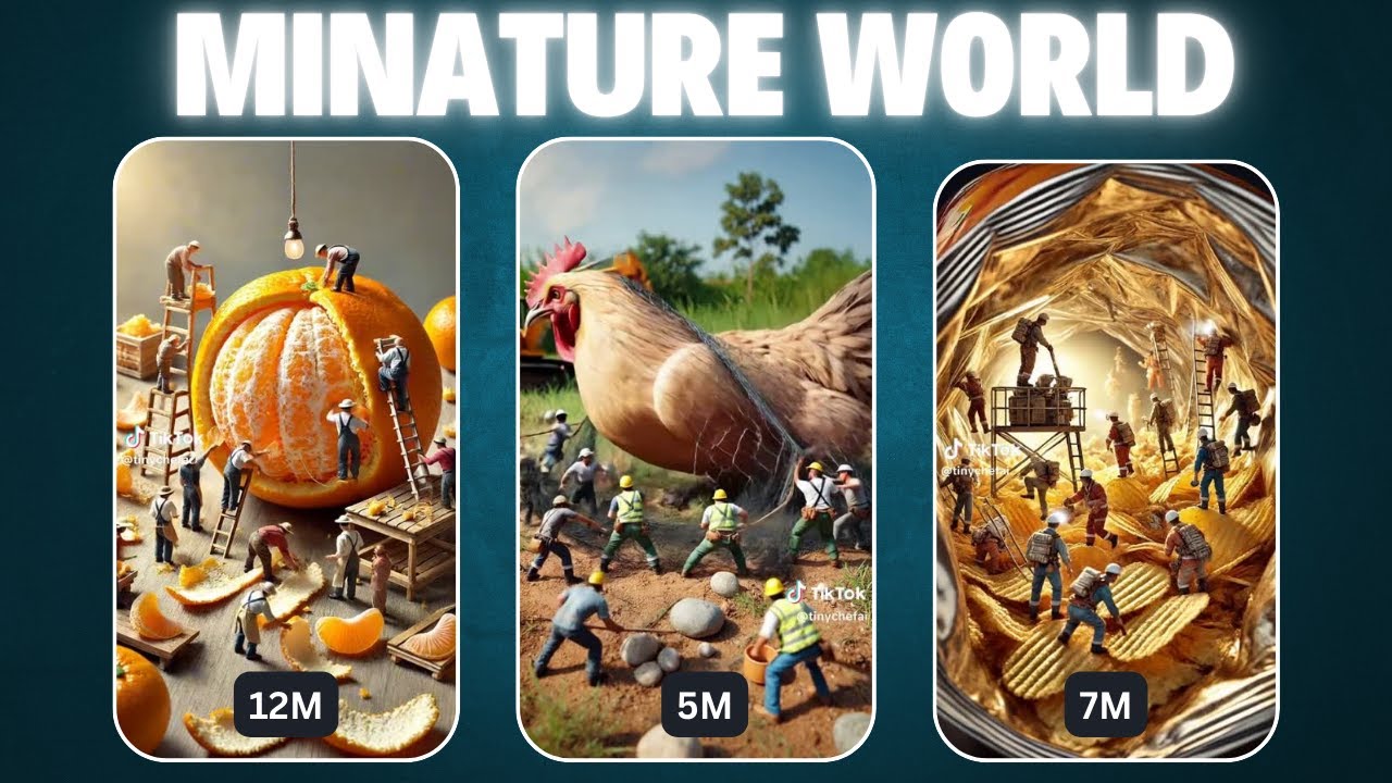 How to Create UNIQUE Tiny World Miniature Videos with AI (Mastering ...