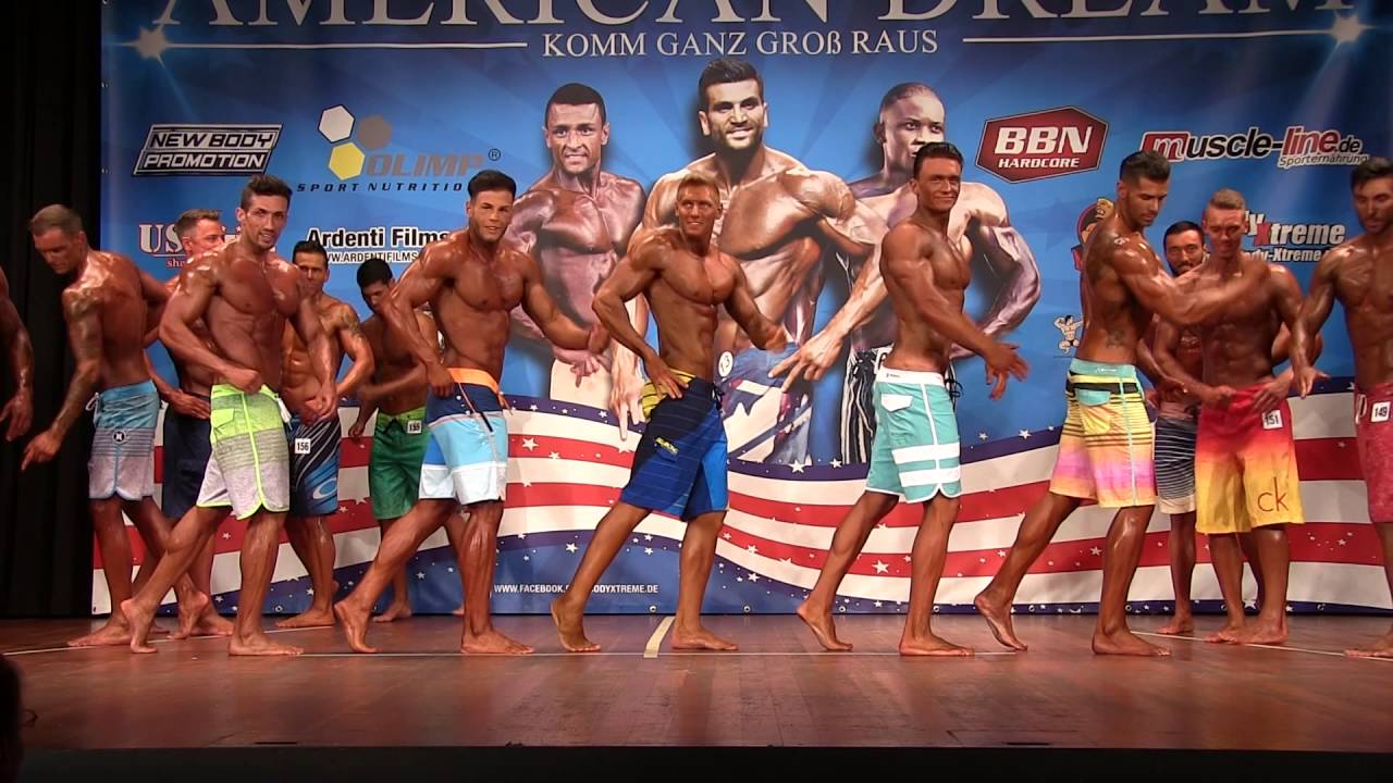 AMERICAN DREAM 2016 - Mens Physique 3 - Prejudging - YouTube
