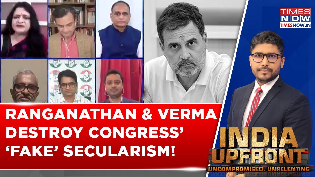 Congress ‘Fake’ Secular Mask Blown Off By Anand Ranganathan & Sanju ...