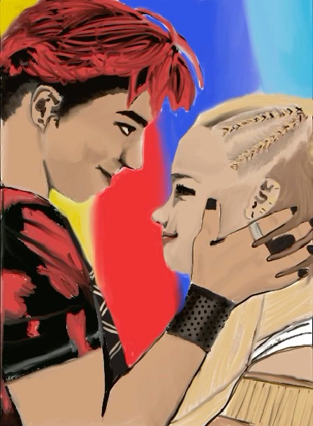 Drawing of Malachi Barton and Freya Skye - YouTube