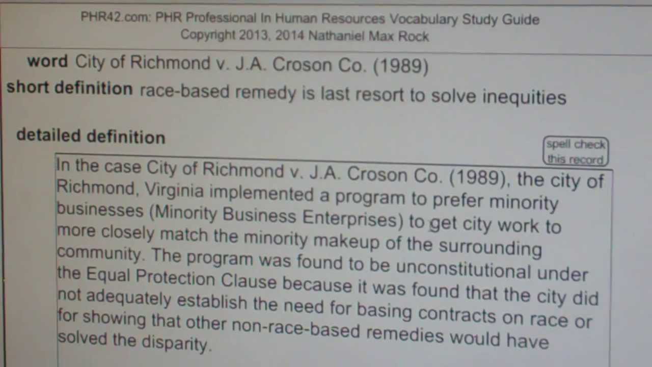 City of Richmond v. J.A. Croson Co. - Alchetron, the free social ...