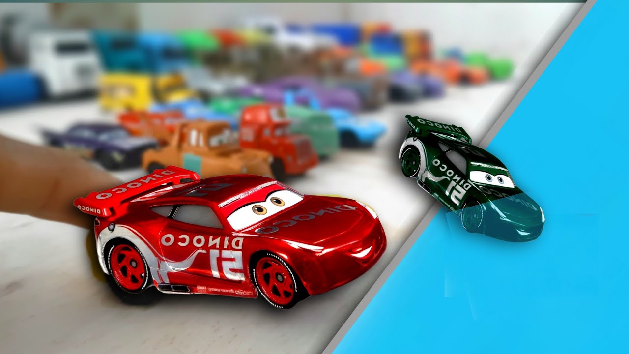 Disney PixarCars Felling into deep pool : Lightning Mcqueen, Rayo ...