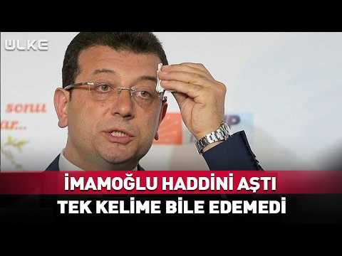 İmamoğlu Haddini Aştı! İtirafçılara Tek Kelime Bile Edemedi
