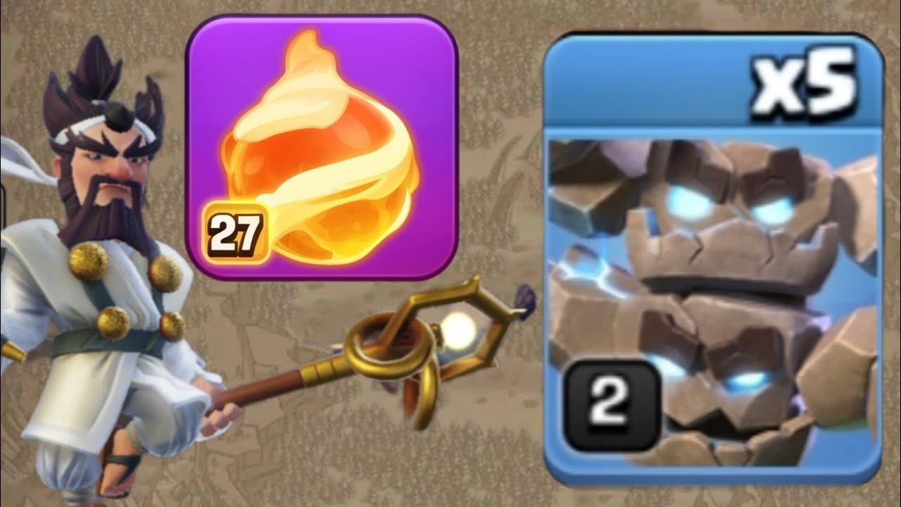 INSANE Meteor Golem + Totem Spell Attack! NEW 2025 Meta Destroyer ...