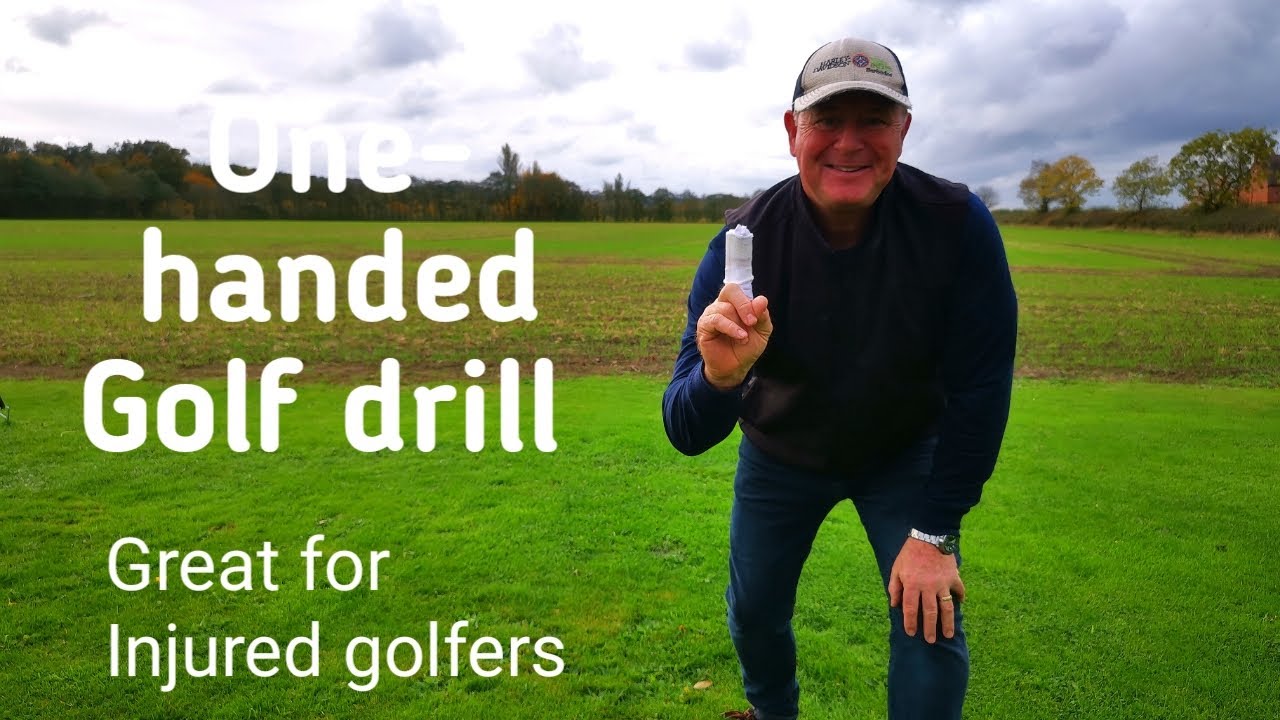 One handed Golf drill, its a game changer for better golf. - YouTube