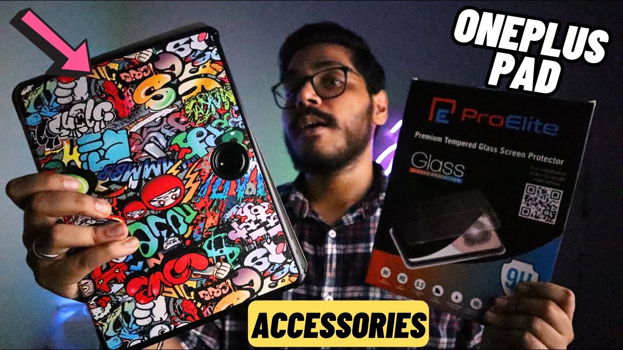 Best OnePlus Pad Tempered Glass and Flip Cover Under Rs 500🔥 | Amazing ...