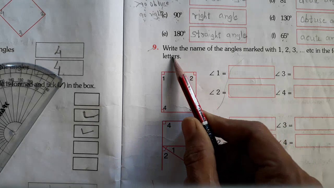 CLASS 5, NCERT, MATHS, CHAPTER 2, SHAPES AND ANGLES - YouTube
