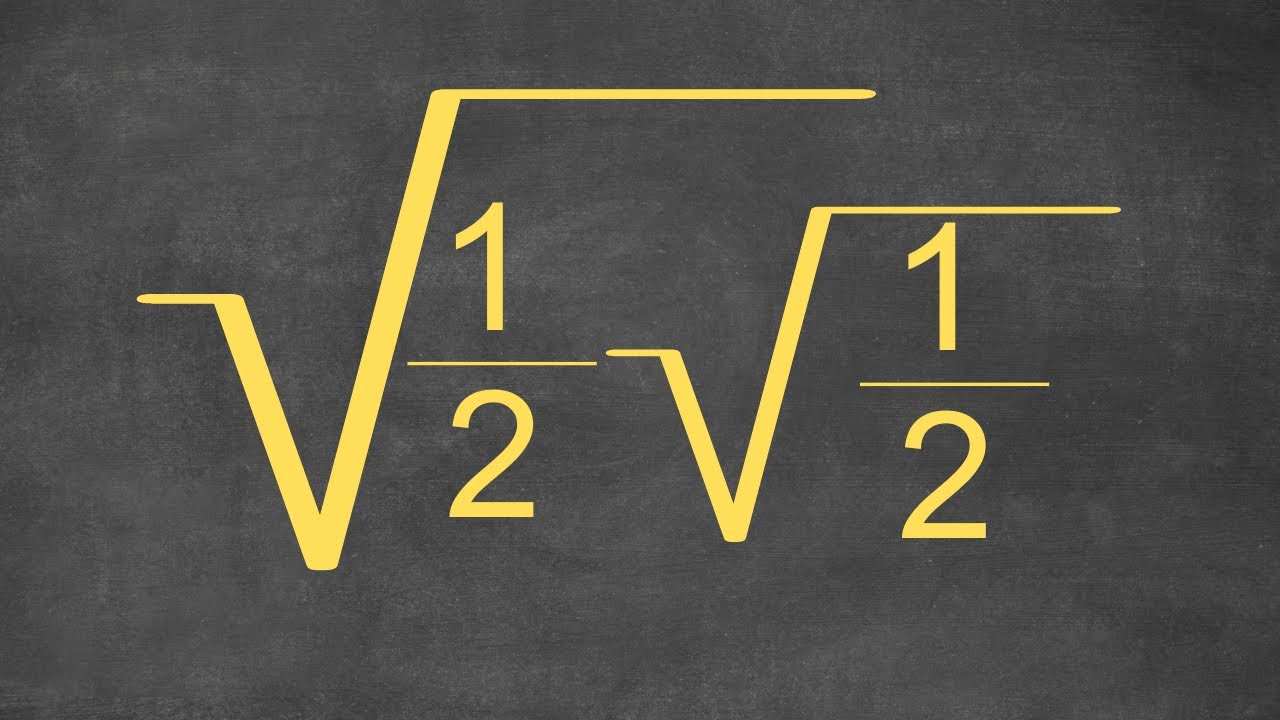 A New Square Root Math Simplification Solve This Problem Youtube 8707