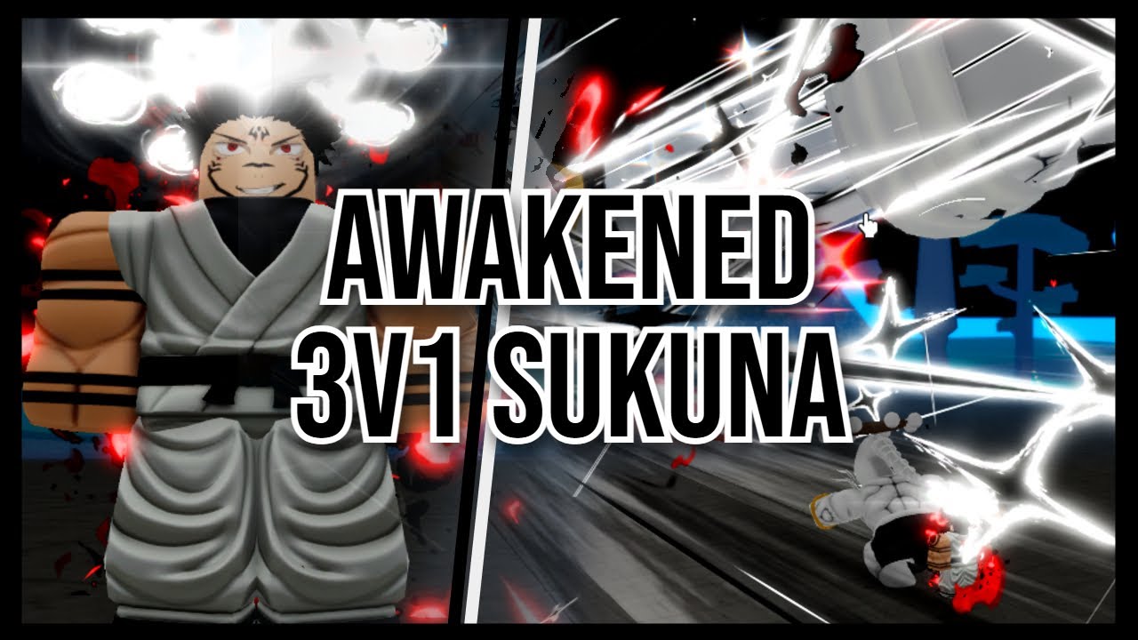 Awakened 3v1 Sukuna / Meguna Showcase + How To Awaken It | Anime ...