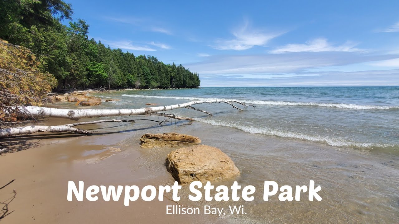 Newport State Park in Ellison Bay, Wisconsin - YouTube