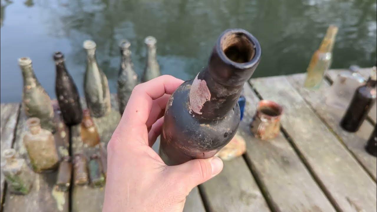 Diving for 100+ year old bottles! Victoria B.C. - YouTube