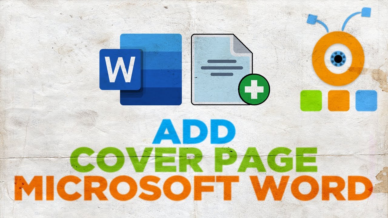How To Add A Cover Page In Word YouTube how-to-add-a-cover-page-in-word-youtube