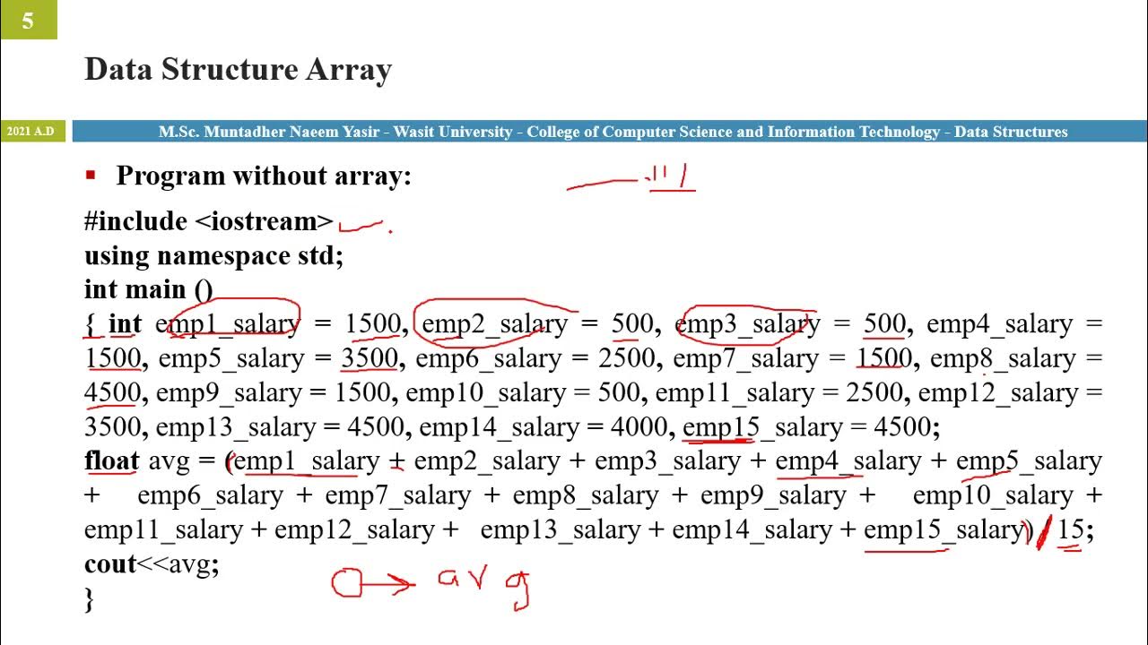 2.02شرح مزايا وعيوب المصفوفات | Advantages & Disadvantages of Array ...