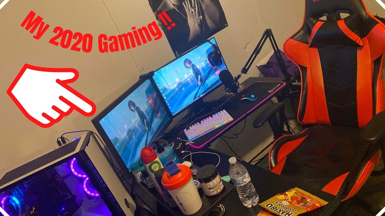 My New And Improved 2020 Epic Gaming Setup!! - YouTube