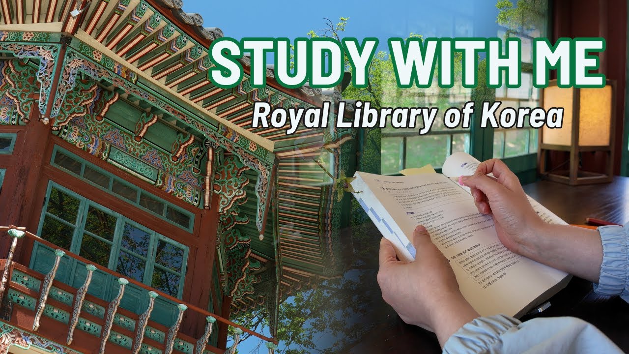 STUDY WITH ME at the Royal Library | 2hour Pomodoro [25/5] | Real ...
