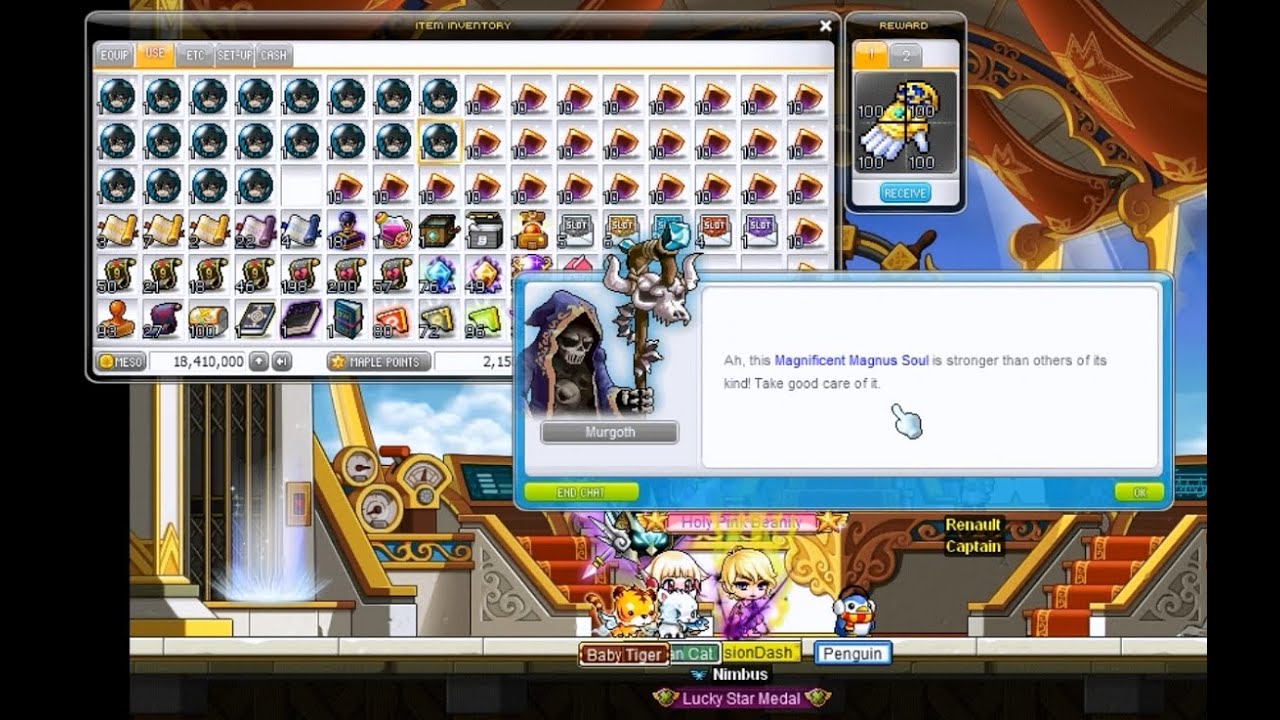 MapleStory Magnus Soul Opening - YouTube