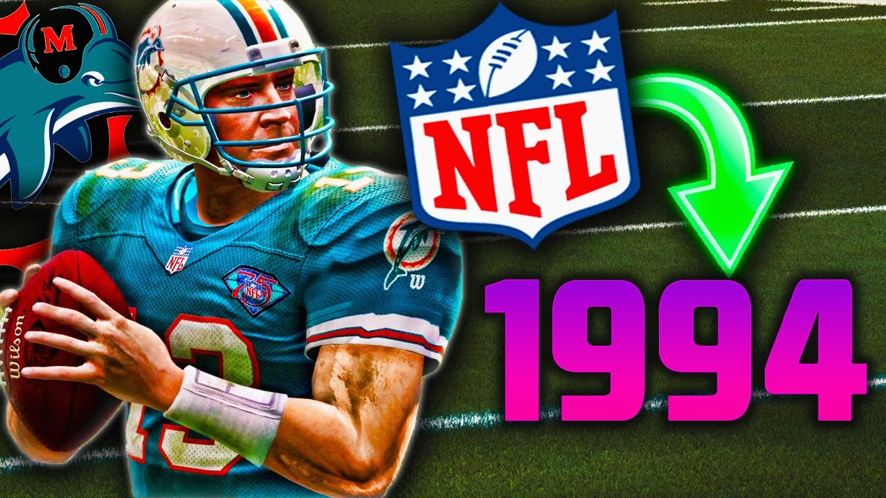 I reset the NFL to 1994 and started a franchise - YouTube