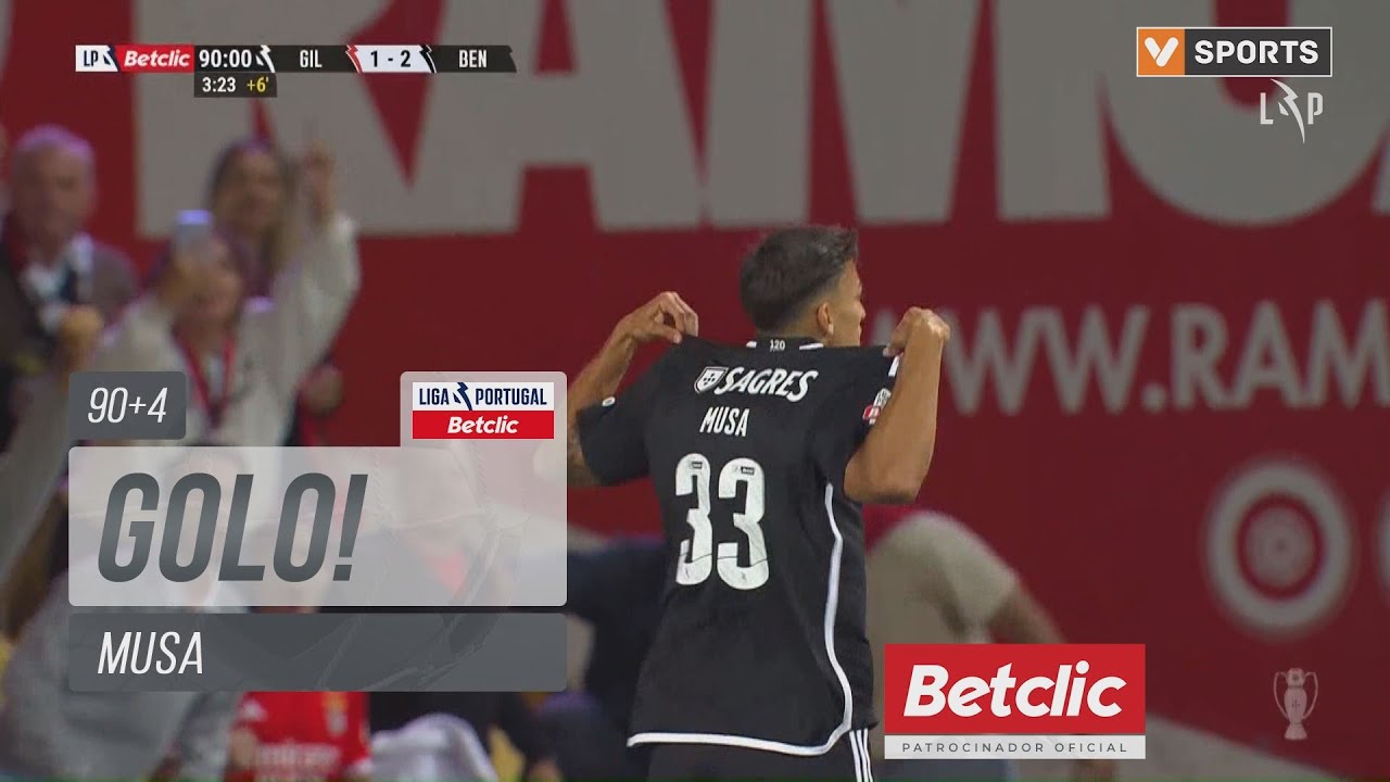 Golo Musa: Gil Vicente 1-(3) Benfica (Liga 23/24 #3) - YouTube