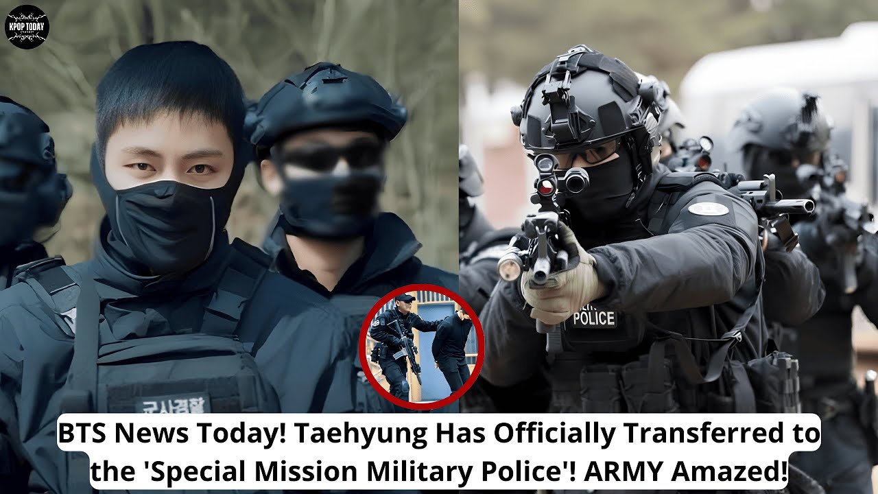 BTS News Today! BTS Taehyung Has Officially Transferred to the 'Special ...