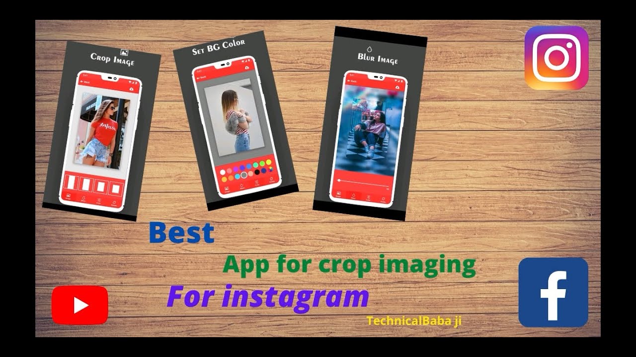 Best app for crop imaging and Side changes in different ways for ...