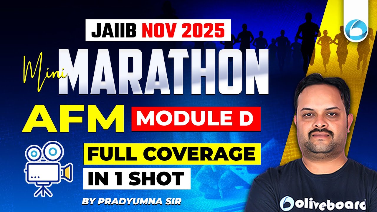 JAIIB AFM Mini Marathon 2025 | Module D FULL Coverage in 1 Shot | JAIIB ...