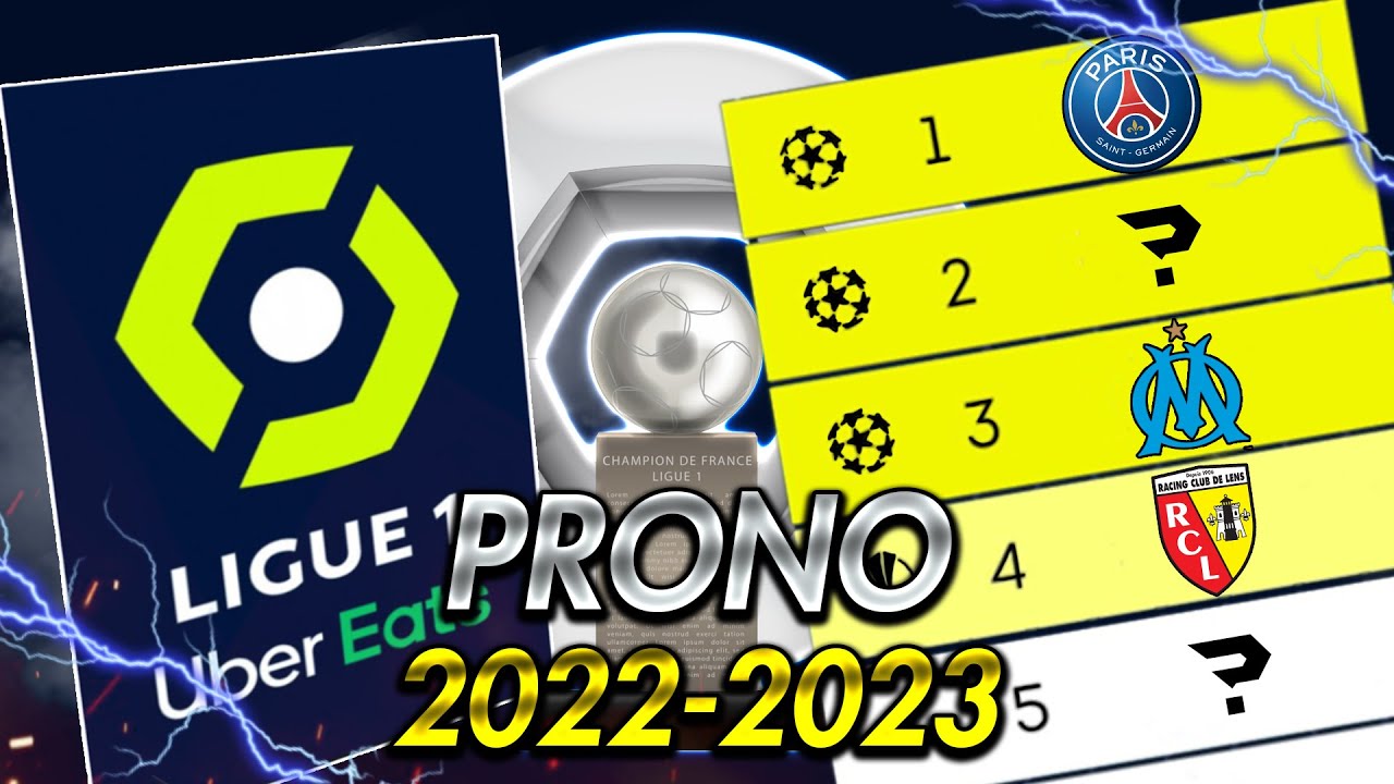 PRONOSTIC CLASSEMENT LIGUE 1 2022/23 !!! - YouTube