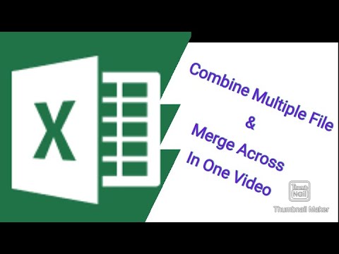 Cheat sheat Excel learning How To Combine Multiple File In Excel 🤔 ...