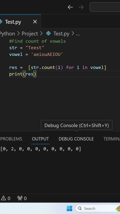 Python find count of vowels,Python Interview Question 2024,Data Engineer Pyton #python #pyspark ...