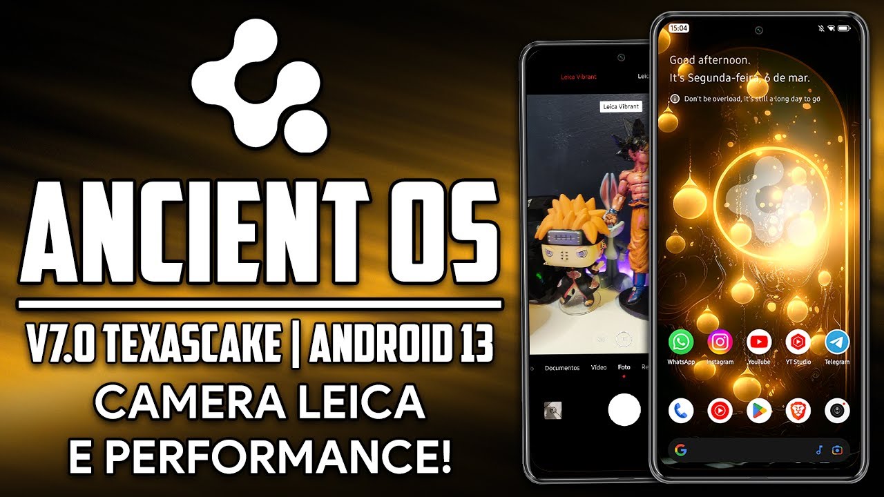 ANCIENT OS v7.0 TexasCake | Android 13 | CAMERA LEICA E PERFORMANCE EM ...