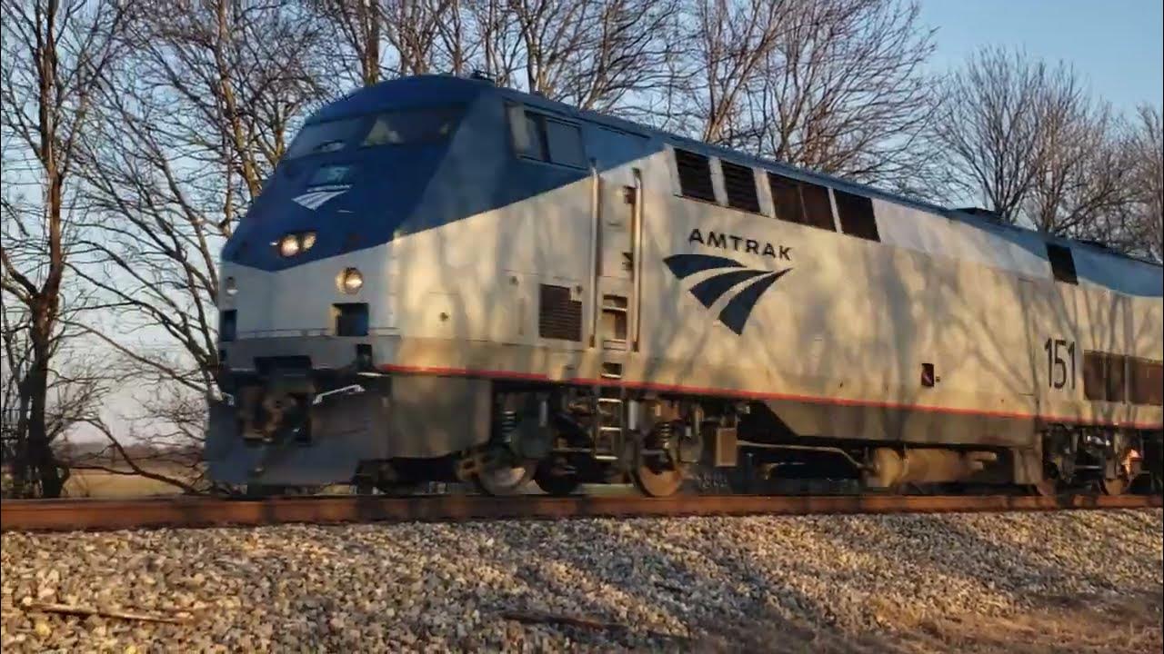 Amtrak 151 Passenger Train - YouTube