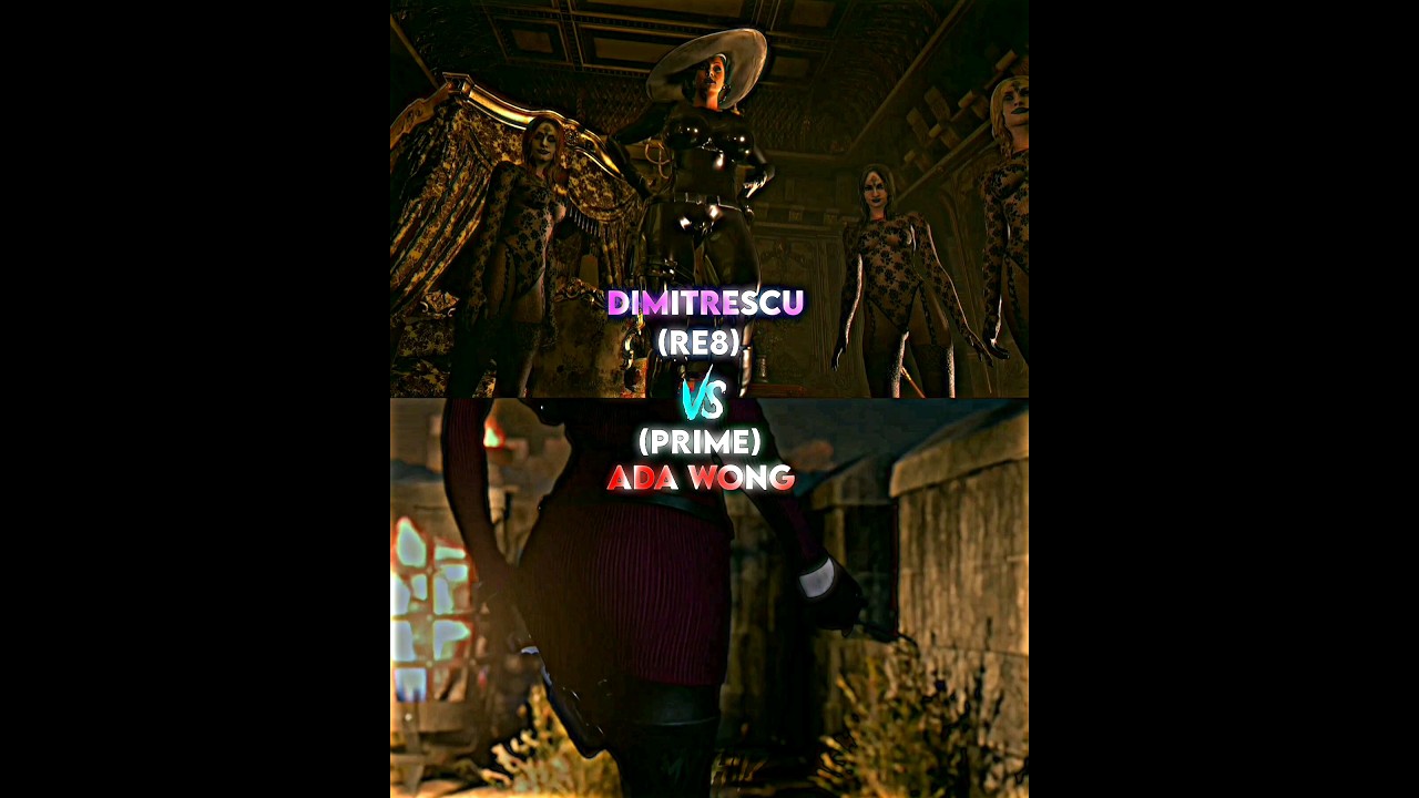 Lady Dimitrescu (Re8) Vs Ada Wong (Prime) #shorts #residentevil - YouTube