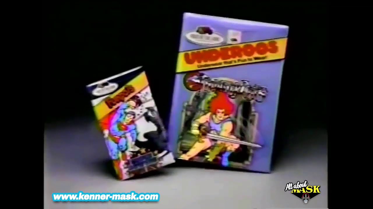 Kenner M.A.S.K. Underoos, MASK, Thundercats, He-Man, Transformers ...