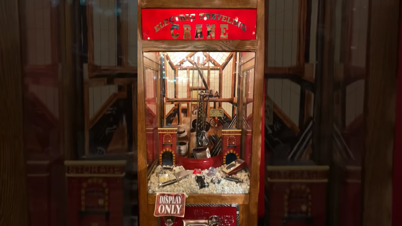 Vintage Claw Machine or Electric Crane #clawmachine #cranemachine # ...