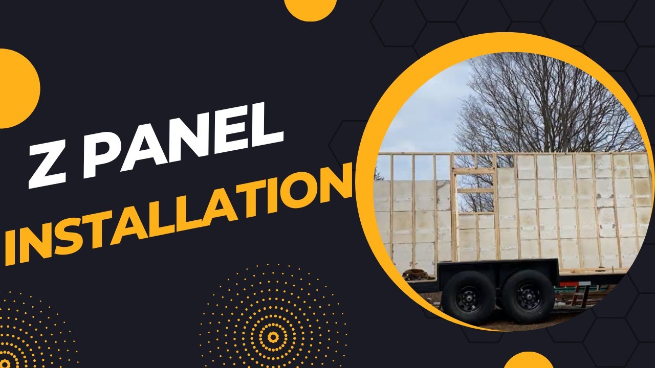 Z Panel Installation on Cultivated Tiny Home - YouTube