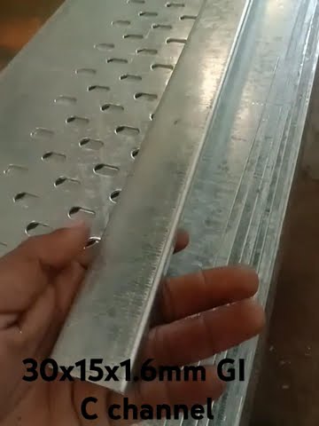 Cable tray support c channel - YouTube