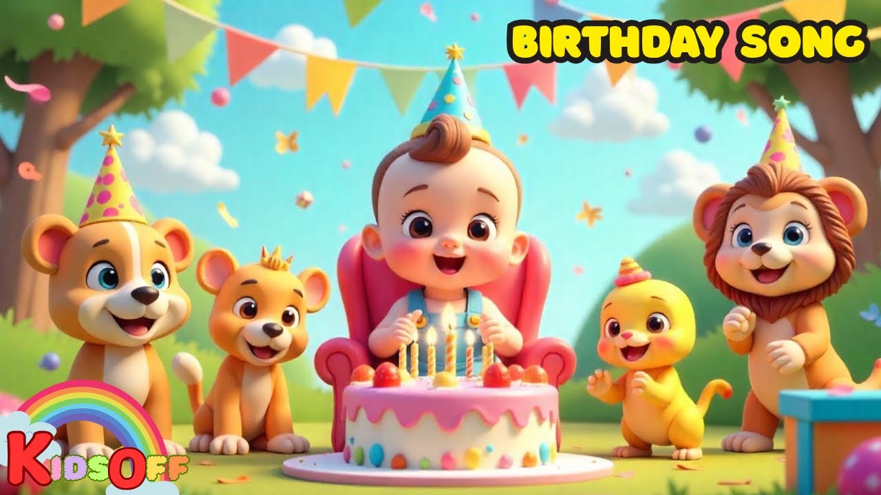 Happy Birthday Song l Cute Baby Dance Party l Fun Birthday Song for ...