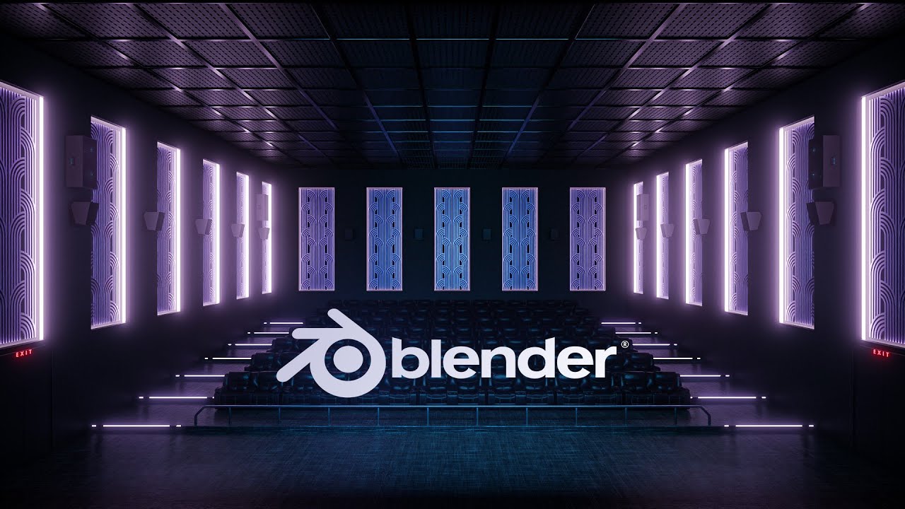 Onyx Theater Model In Blender Part 1 - YouTube
