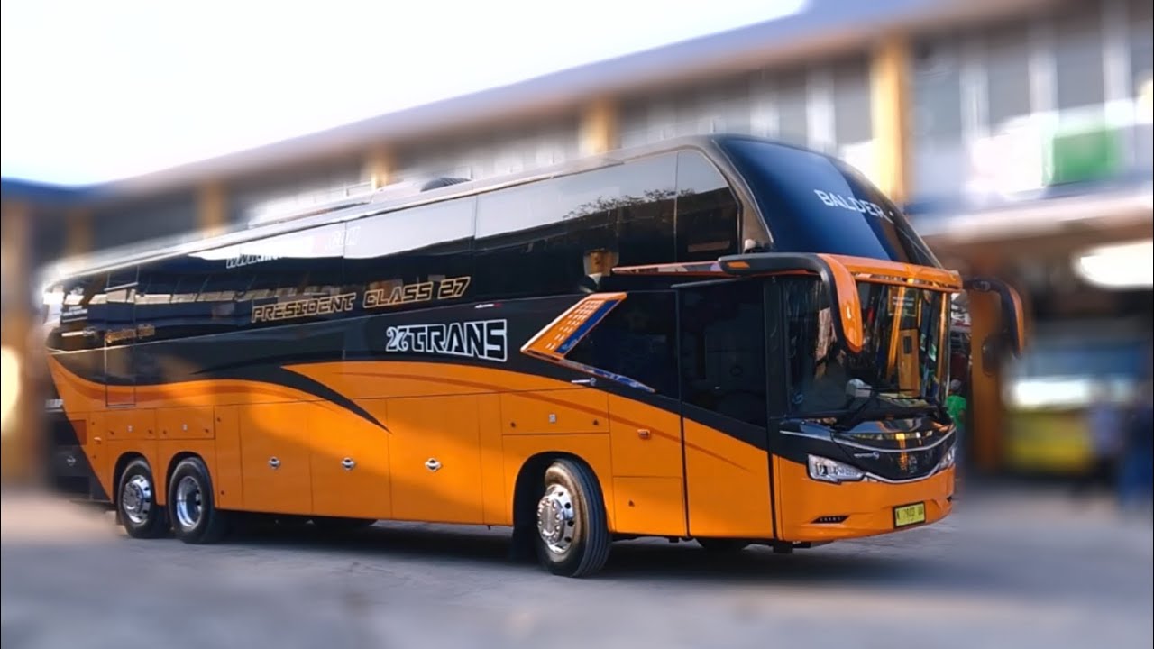 Bus Tronton Mewah 27Trans - YouTube
