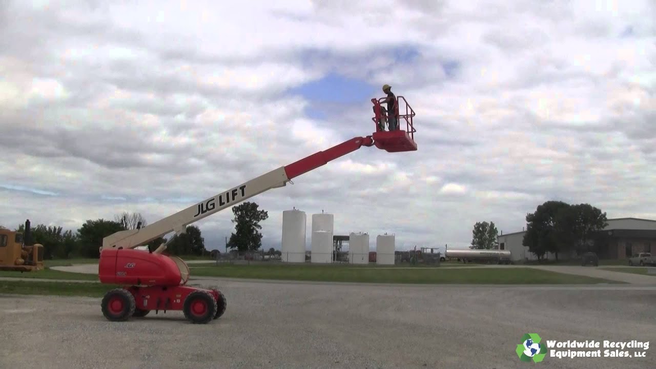 JLG Model 600S 4WD Telescopic Boom Lift - YouTube