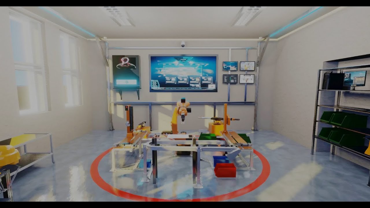 Cyber Physical & Intelligent Robot Systems Laboratory 4.0 - YouTube