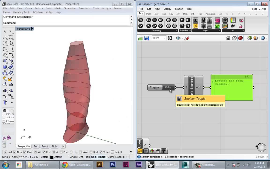 Geco Grasshopper - Sun Path and Shading 1/4 - YouTube
