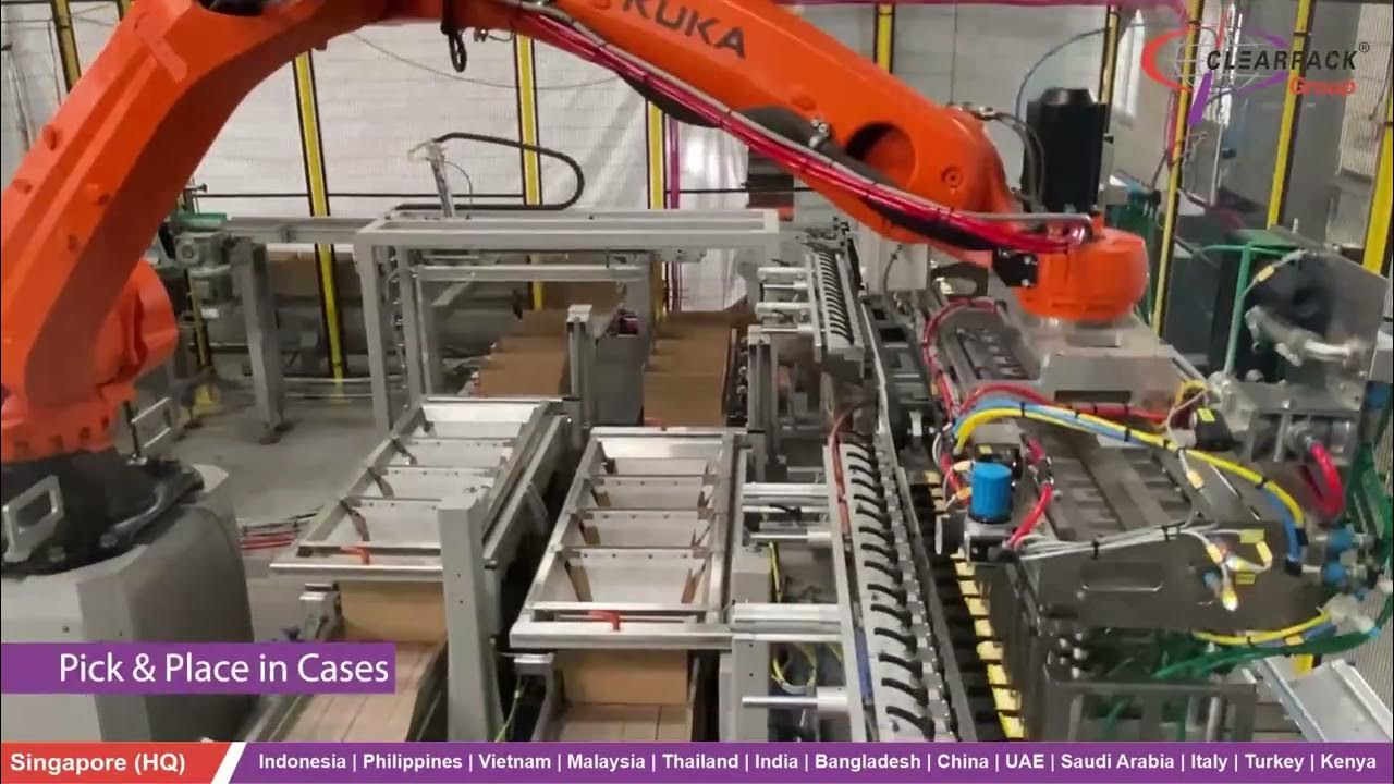 Top Load Robotic Case Packer for Soaps- Clearpack Group - YouTube
