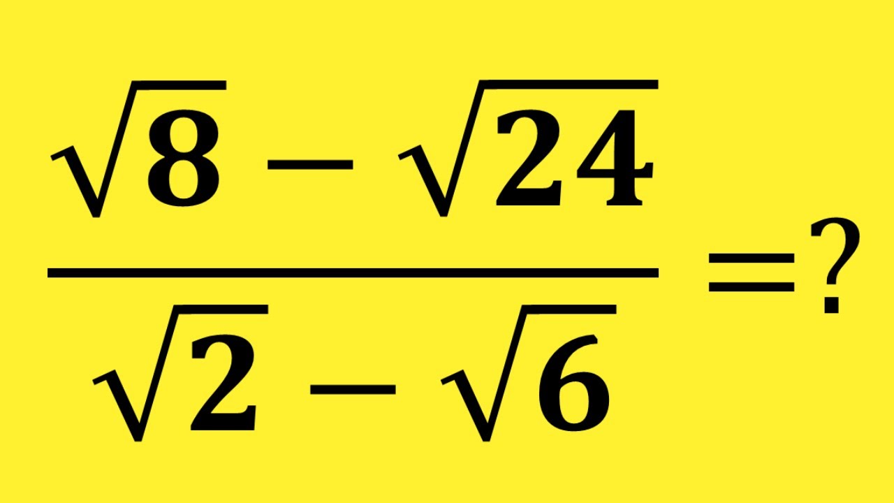 How do you solve this expression ? #8 | Calculators NOT Allowed - YouTube