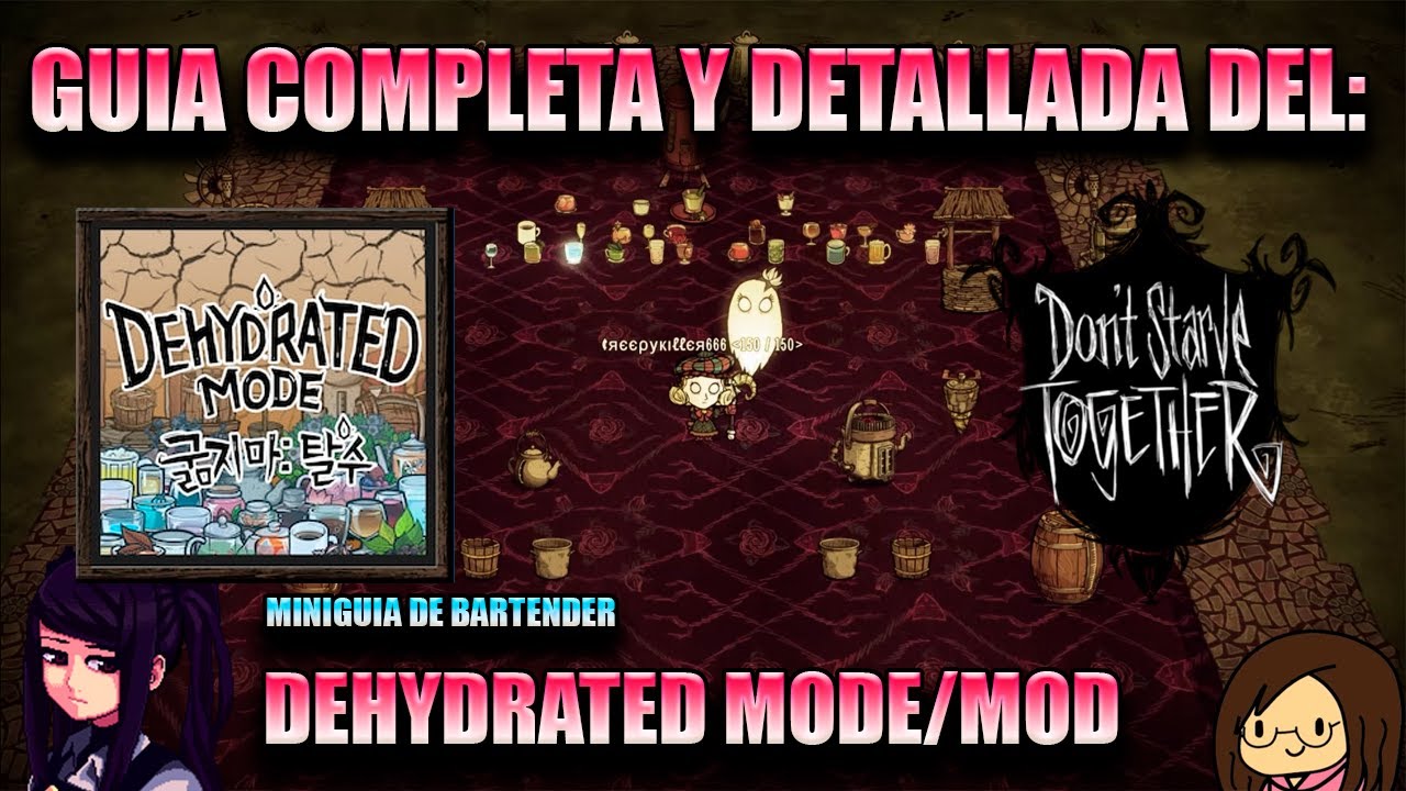 GUIA COMPLETA Y DETALLADA PARA NO MORIR DE SED!! - DEHYDRATED MODE/MOD ...