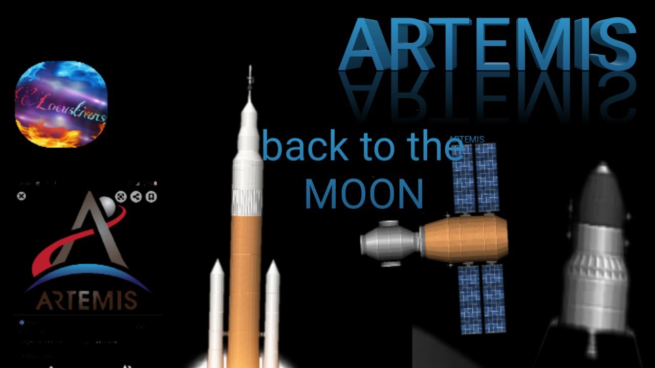 SLS/ARTEMIS 1। back to the MOON । in sfs - YouTube