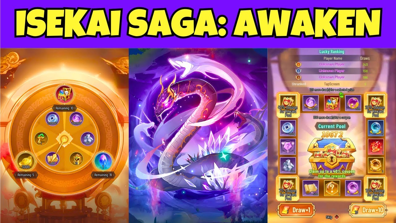NEW BEAST + EVENTS! | Isekai Saga Awaken | TapScreen Gaming - YouTube