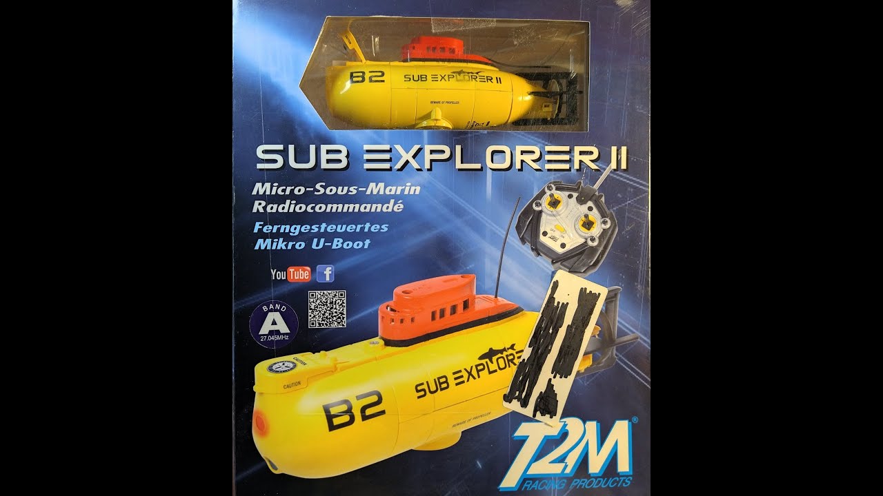 Sub explorer II. Model submarine. Review. 1 - YouTube