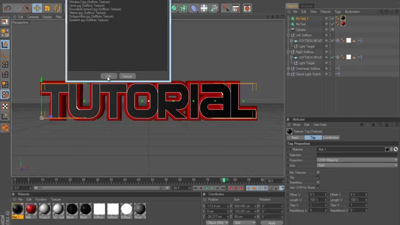 How to make an Effective TEXT in C4D. - YouTube