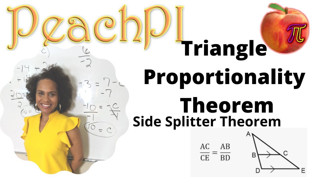 Triangle Proportionality Theorem: Side Splitter Theorem - YouTube