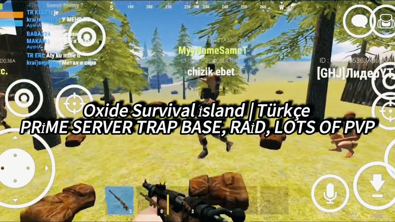 Oxide Survival İsland | Türkçe | PRİME SERVER TRAP BASE, RAİD, LOTS OF ...